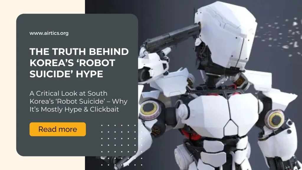 First case of South Korea's Robot Suicide - Explained